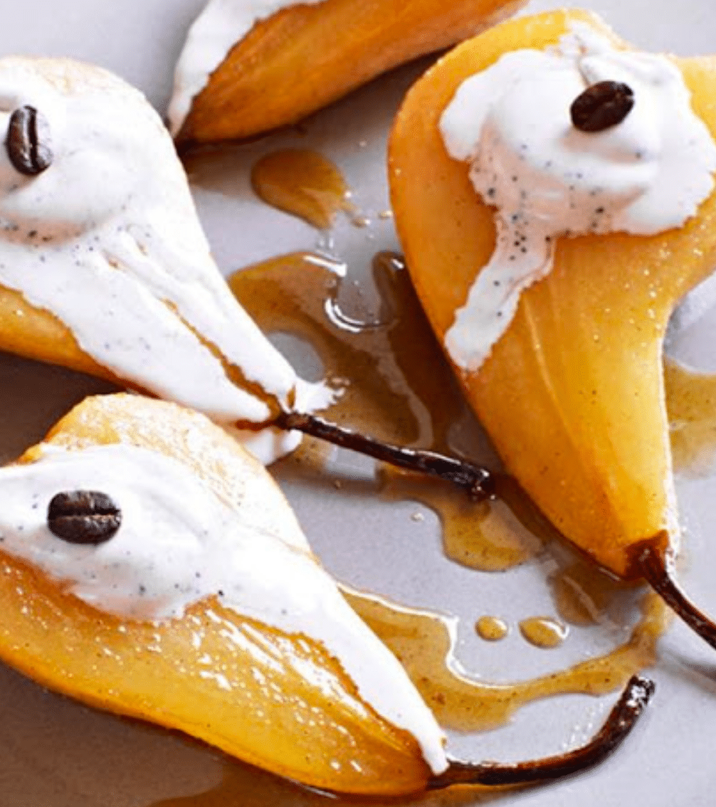 Smoked Pears With Mascarpone Cheese Recipe | Bradley Smokers