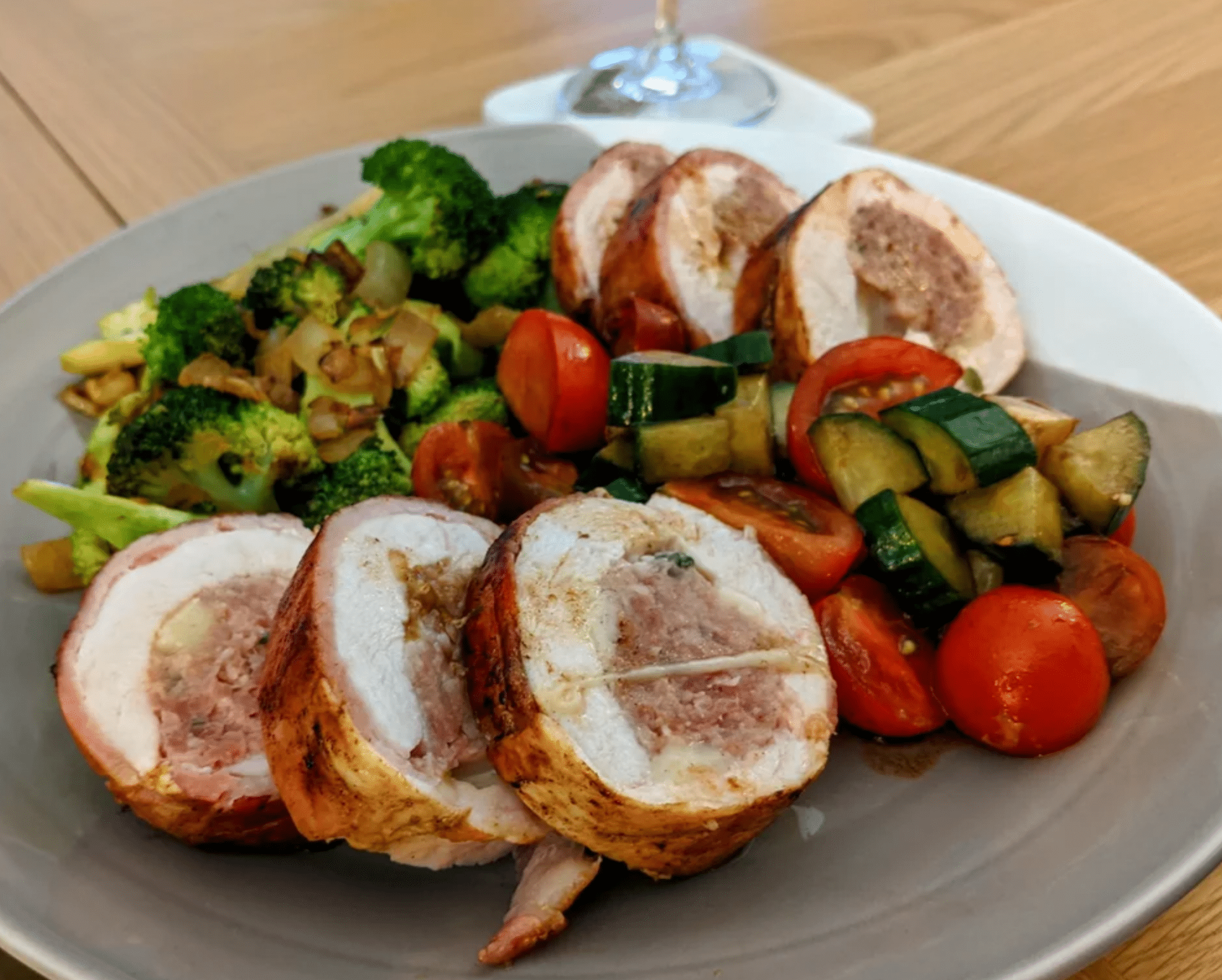 Smoked Chicken Ballotine Stuffed with Couscous Recipe | Bradley ...