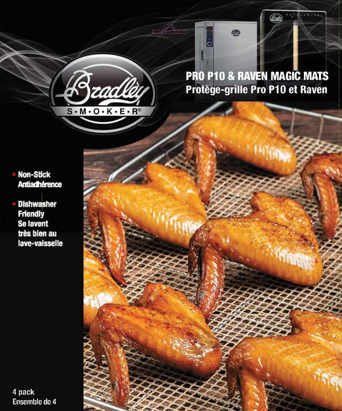 Bradley Non-Stick Mesh Mat – 4 Pack | Bradley Smoker